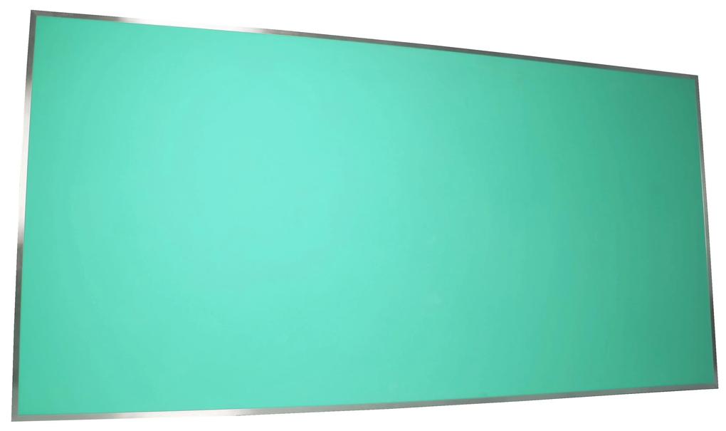 VYLEN Pěnová nástěnka s hliníkovým rámem 200 x 100 cm Barva: 60 Zelená