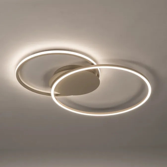 Stropní stmívatelné LED svítidlo Omega 750 Taupe Big