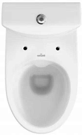 Cersanit Parva, kombi wc s horizontálním odtokem, boční přívod vody, splachování 3/6L + antibakteriální sedátko z duroplastu, bílá, K27-001