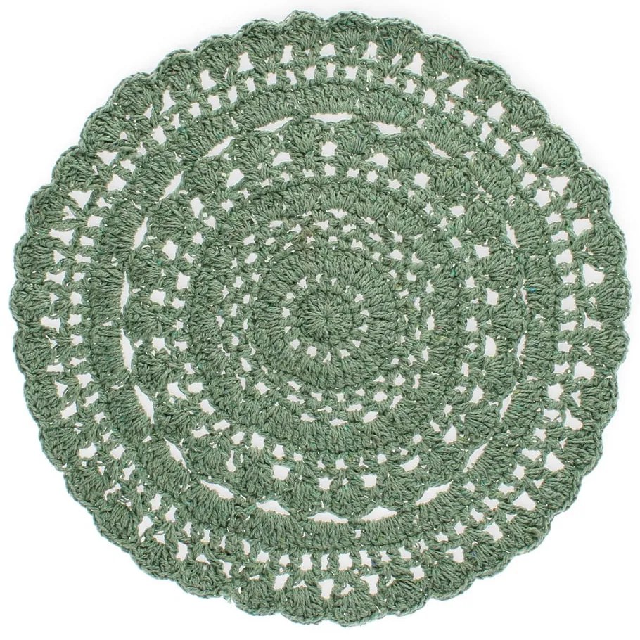 Prostírání s příměsí bavlny ø 35 cm Crochet – Rex London
