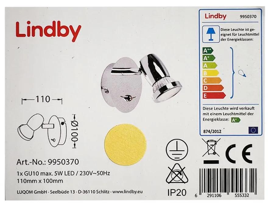 Lindby Lindby - LED Nástěnné bodové svítidlo ARMINIUS 1xGU10/5W/230V LW0870