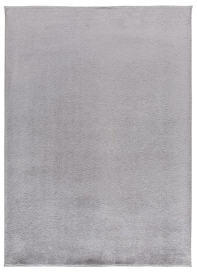 Šedý koberec z mikrovlákna 80x150 cm Coraline Liso – Universal