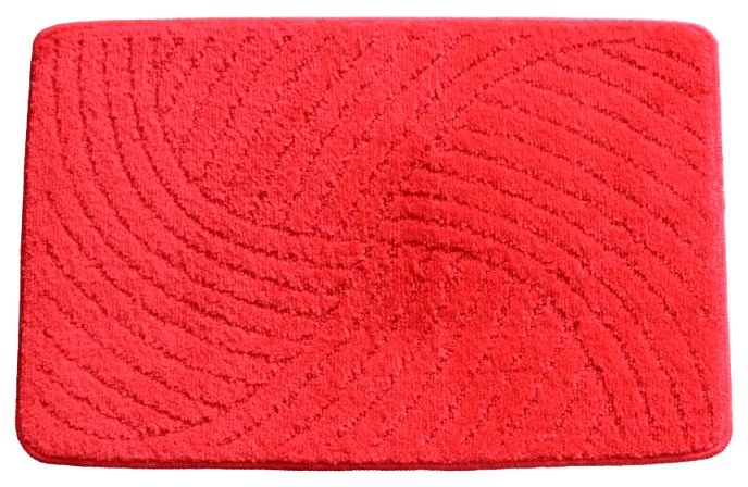 Ervi koupelnová předložka červená Comfort, 1 set