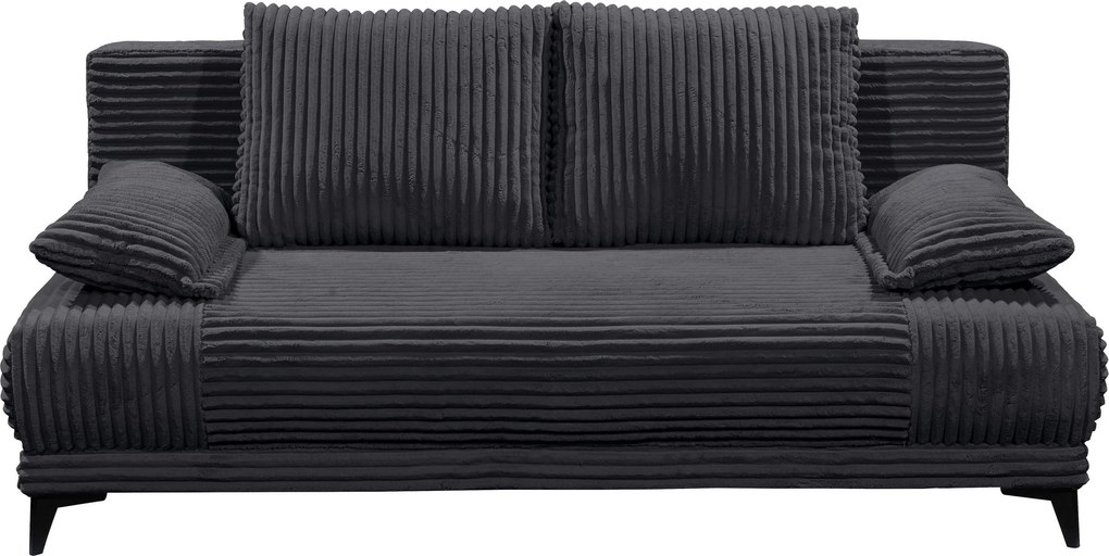 XXXLutz ROZKLÁDACÍ POHOVKA, textil, černá MID.YOU - Rozkládací pohovky - 002220023906