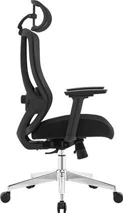 Kancelářská ergonomická židle Neoseat TIYA — černá, nosnost 150 kg