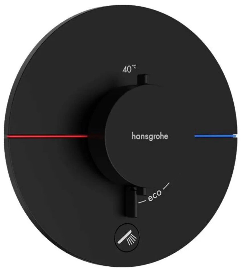 Hansgrohe ShowerSelect Comfort - Termostatická baterie pod omítku, matná černá 15562670
