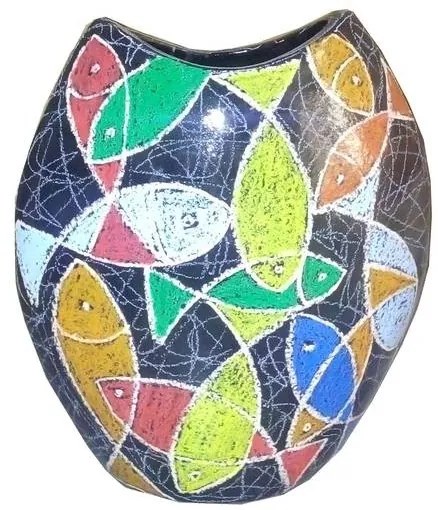 Bighome - DEKOR Váza 32 cm, viacfarebná