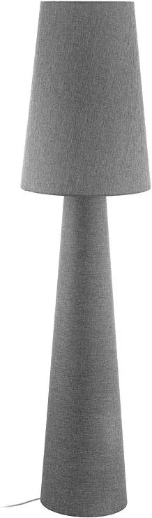 Eglo 97232 Stojaté textilní svítidlo CARPARA E27 2x60W šedá Stojanové lampy