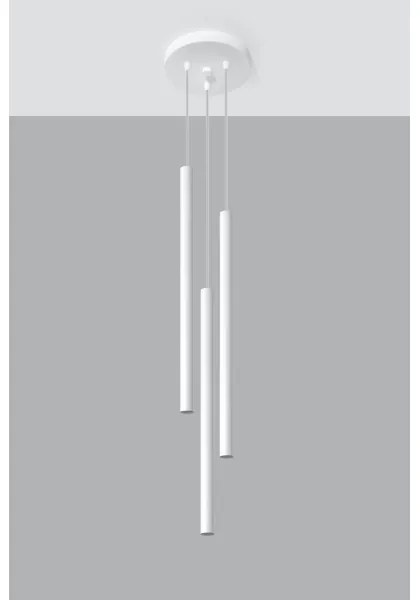 Sollux SL.0467 - Lustr na lanku PASTELO 3xG9/8W/230V bílá