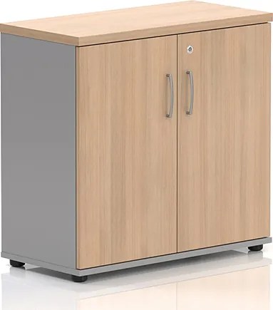 Nízká skříň Visio LUX 80 x 38,5 x 76 cm, dub