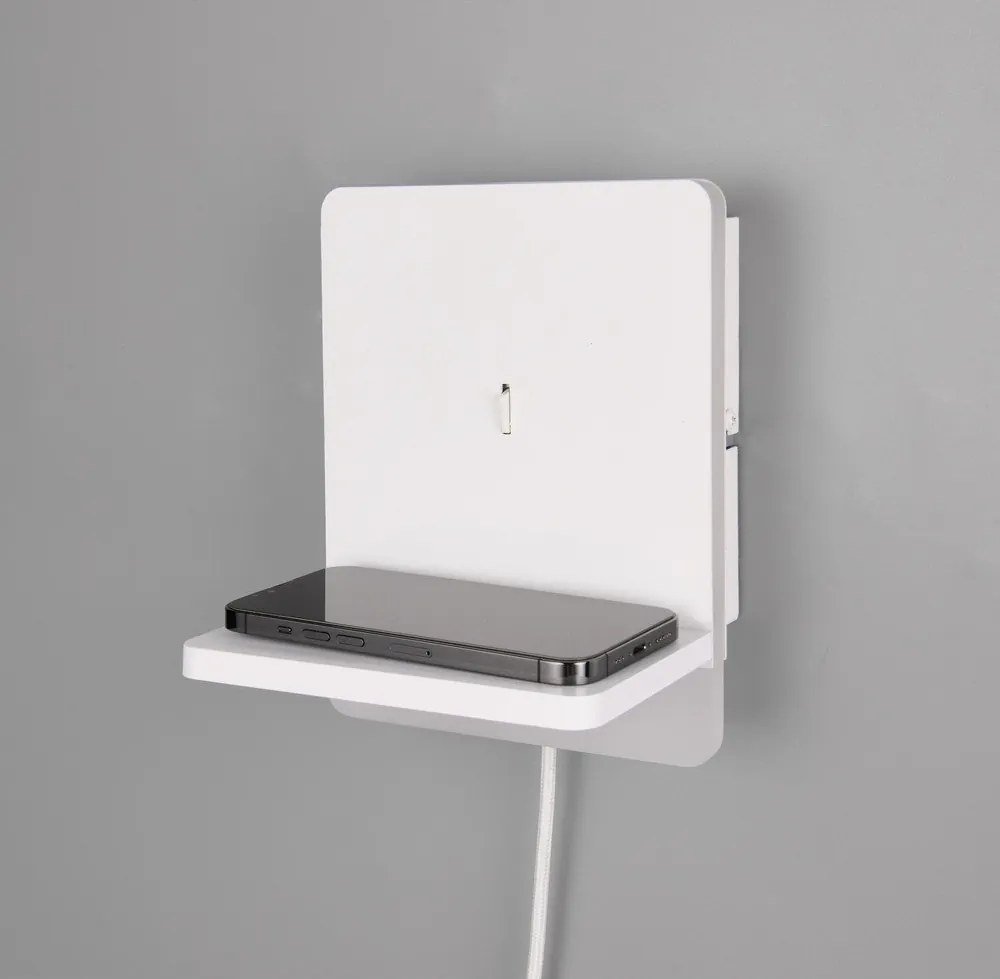 Bílé LED stmívatelné nástěnné svítidlo Fairfield – Trio