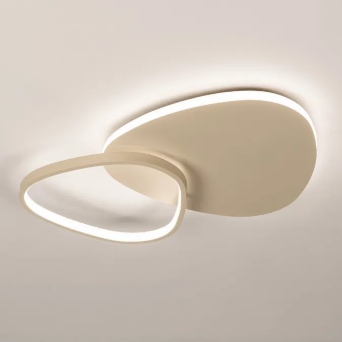 Stropní stmívatelné LED svítidlo Organic Taupe 40