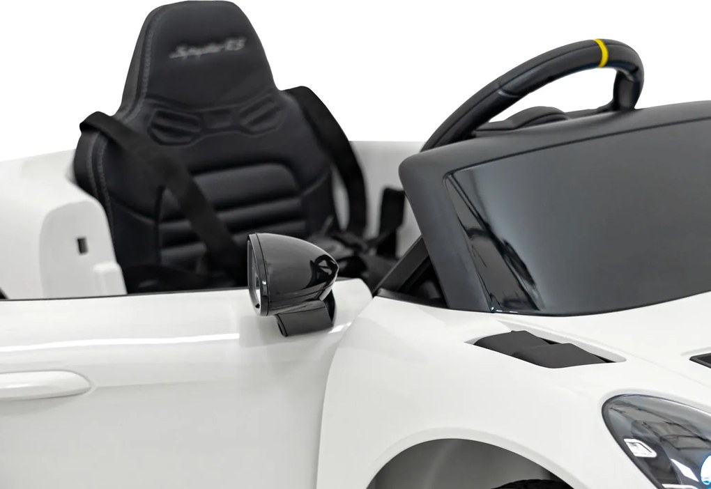 Ramiz Dětské autíčko Porsche Spyder RS 718, bílý lak