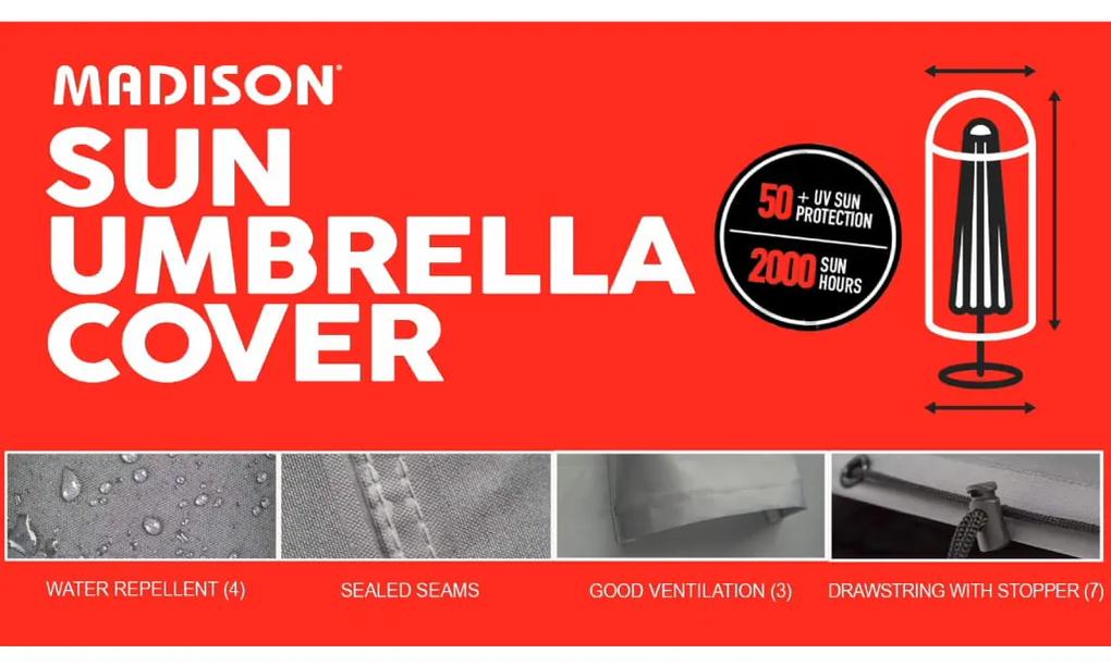Madison Potah na volně stojící slunečník 165x25 cm šedý - Default Title