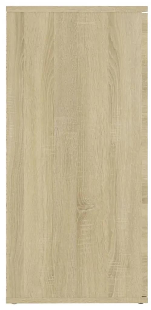 Příborník dub sonoma 160 x 36 x 75 cm kompozitní dřevo,  3074930