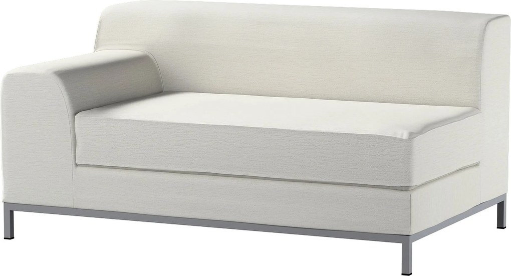 Potah na pohovku IKEA , levé provedení Kramfors 2-místná barva šedá látka lesklé, pletený vzor, sametová