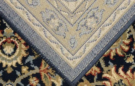 Oriental Weavers, Kusový koberec Kendra 711/DZ2B, 133x190, modrá, obývací pokoj