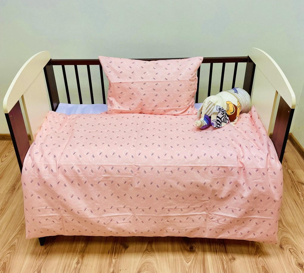 Povlečení bavlněné dětské Hello Kitty TiaHome - 1x Polštář 90x70cm, 1x Přikrývka 140x200cm