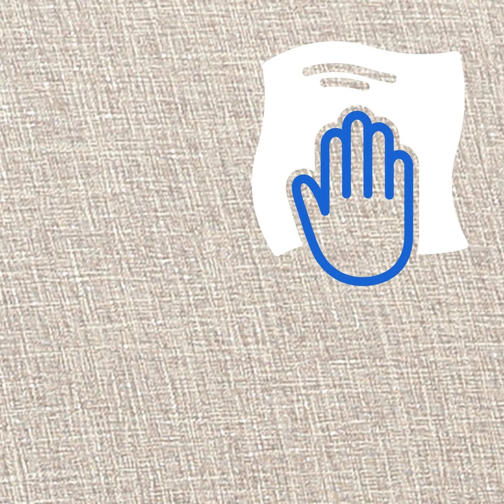 Houpací křeslo Morelia látka walnuss – krémová