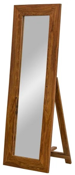 Indický nábytek - Zrcadlo Rami 60x170 z indického masivu palisandr Only stain