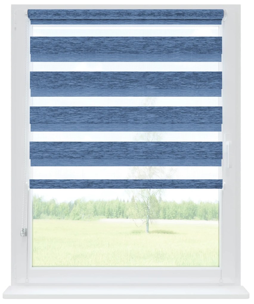 Roleta Den a Noc neinvazivní Premium Safír 30x220 cm
