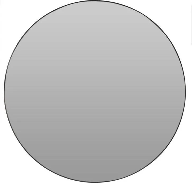 Kulaté zrcadlo v kovovém rámu, Ø 55 cm