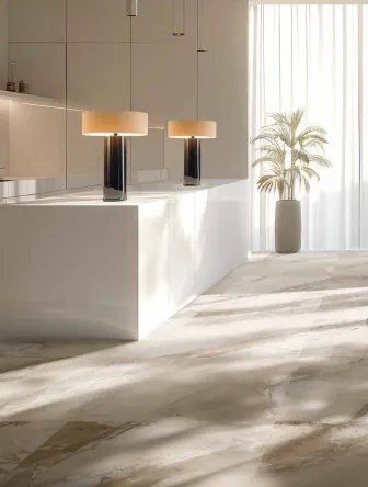 Dlažba Bottega Blend Almond 80x80 Nat. Rett. (B71421)