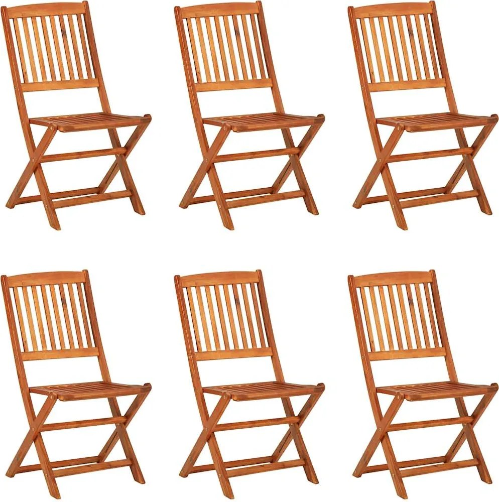 7dílný zahradní jídelní set 180x90x75 cm masivní akáciové dřevo 3086972