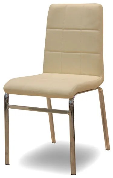 Jídelní židle v jednoduchém moderním provedení béžová DOROTY NEW