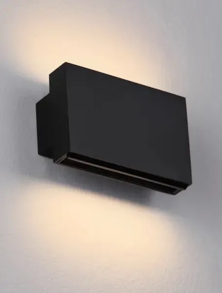Minimalistické nastěnné svítidlo Oti Černá