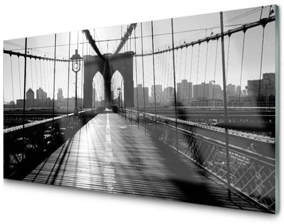 Akrylové obraz Skleněný Most Architektura