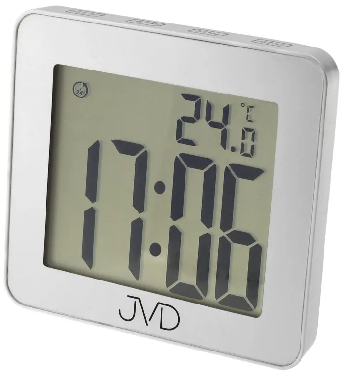 JVD Koupelnové hodiny stříbrné JVD SH8209.1