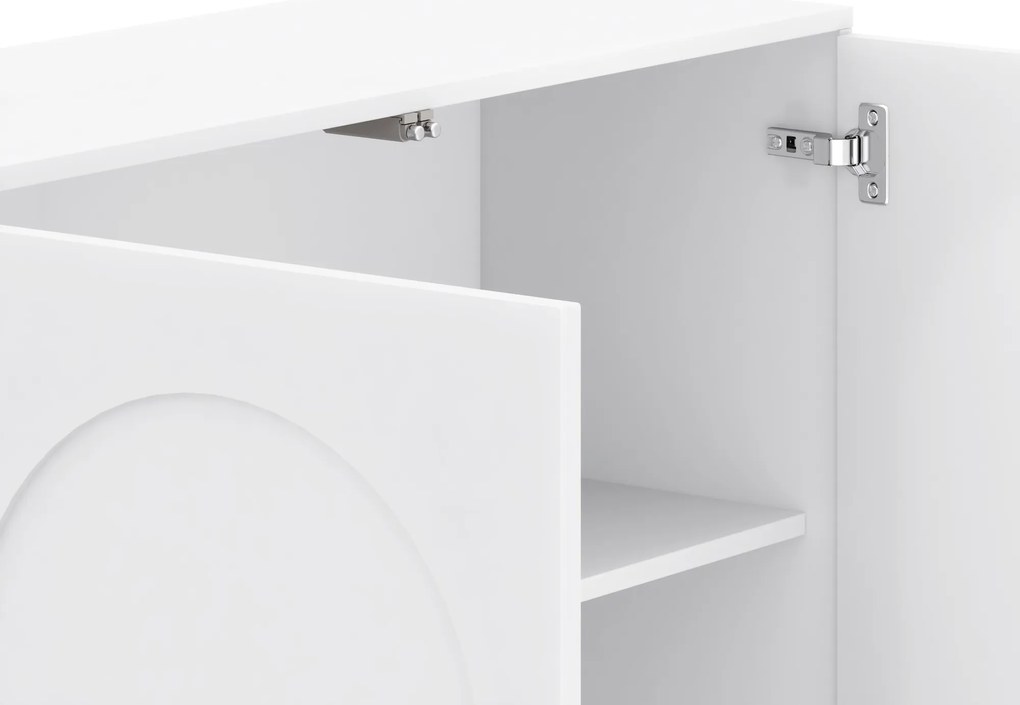 Komoda Arco 204 cm bílá