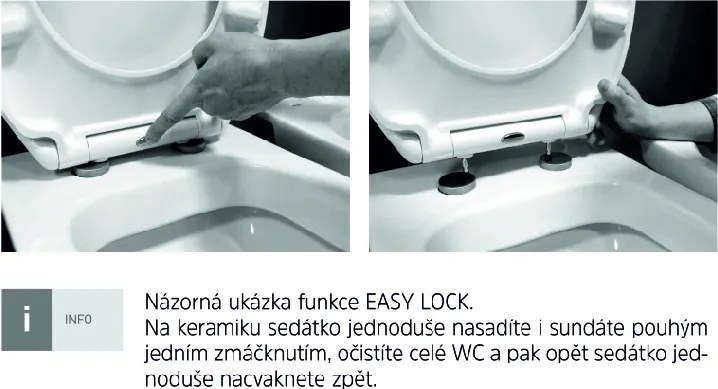 Mereo Mereo, WC závěsné, RIMLESS, 530x355x360, keramické, vč. sedátka CSS124, VSD81S2