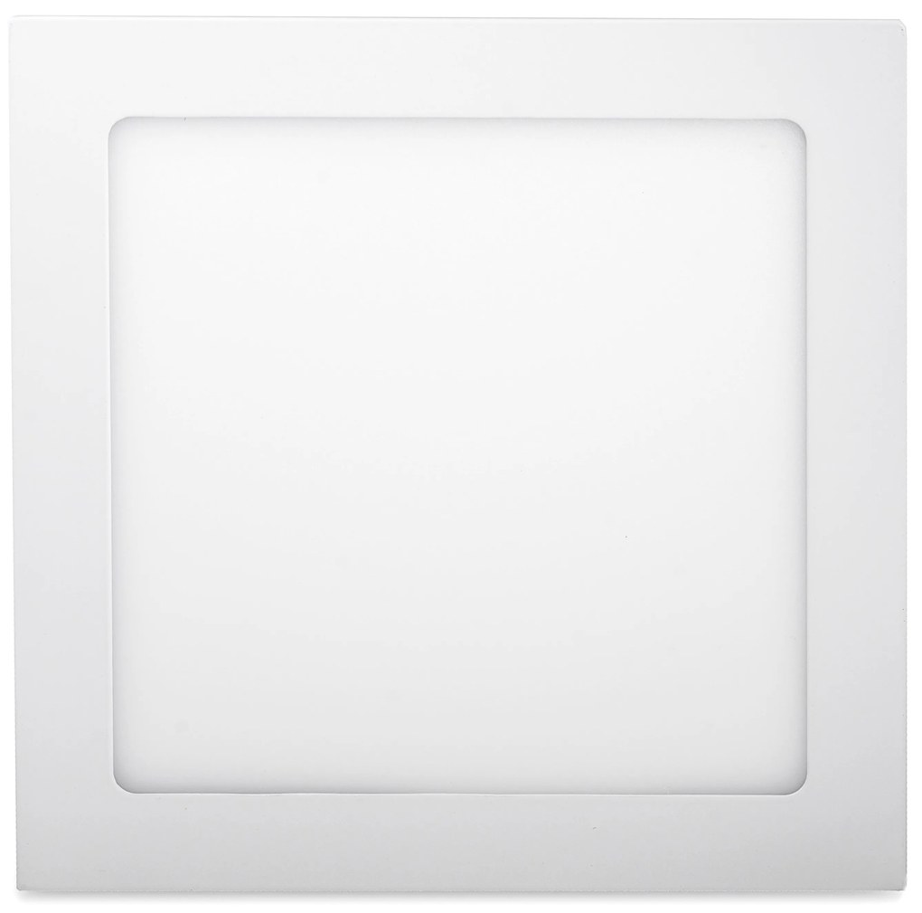 Bílý vestavný LED panel hranatý 300 x 300mm 24W Barva světla Denní bílá