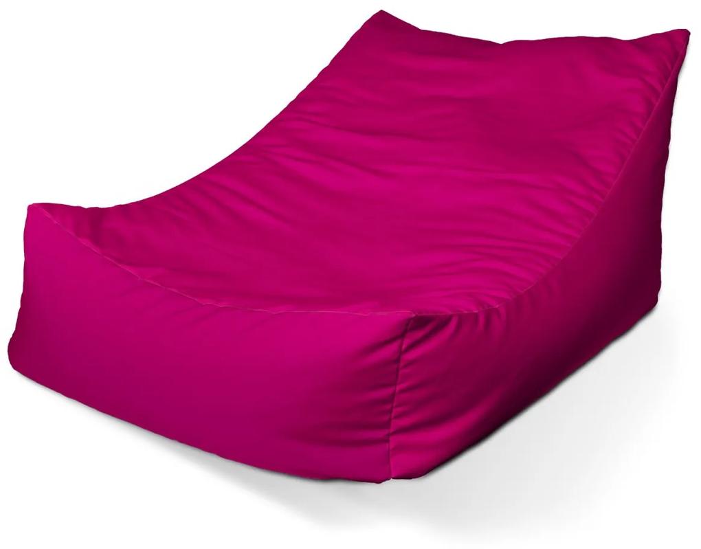 Sablio Sedací vak Lounge Sytě růžová - 120 x 100 x 80 cm