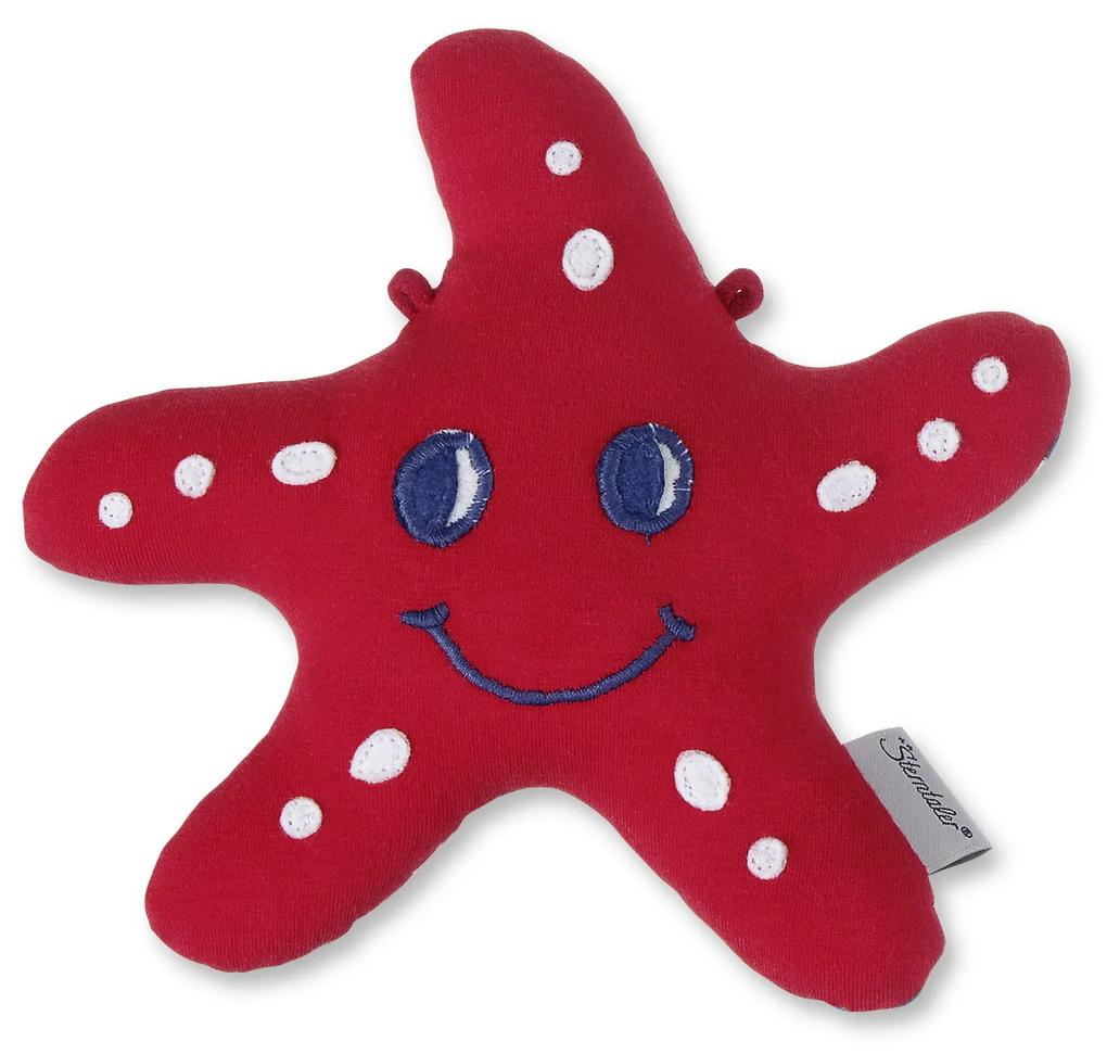 hračka chrastící mini mořská hvězdice