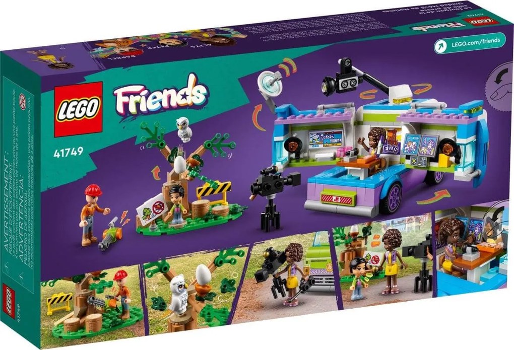 LEGO Friends 41749 Novinářská dodávka