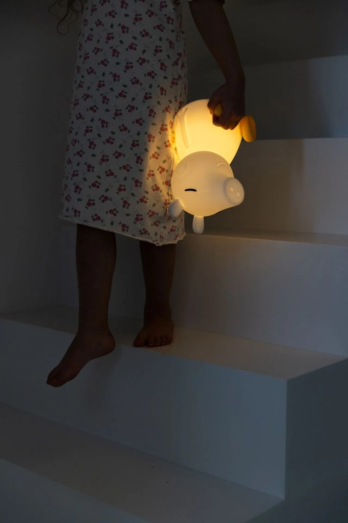 Mr Maria Stmívatelná LED lampička Peppa First Light, bílá barva, plast