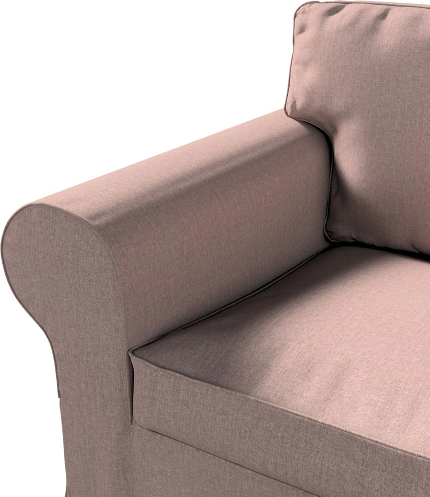 Potah na křeslo IKEA Ektorp barva růžová látka pletený vzor