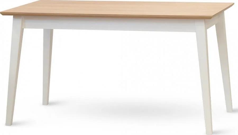 Stima Stůl Y25 variant | Odstín: dub halifax tabákový-bílá,Délka stolu: 200,Šíře stolu: 90