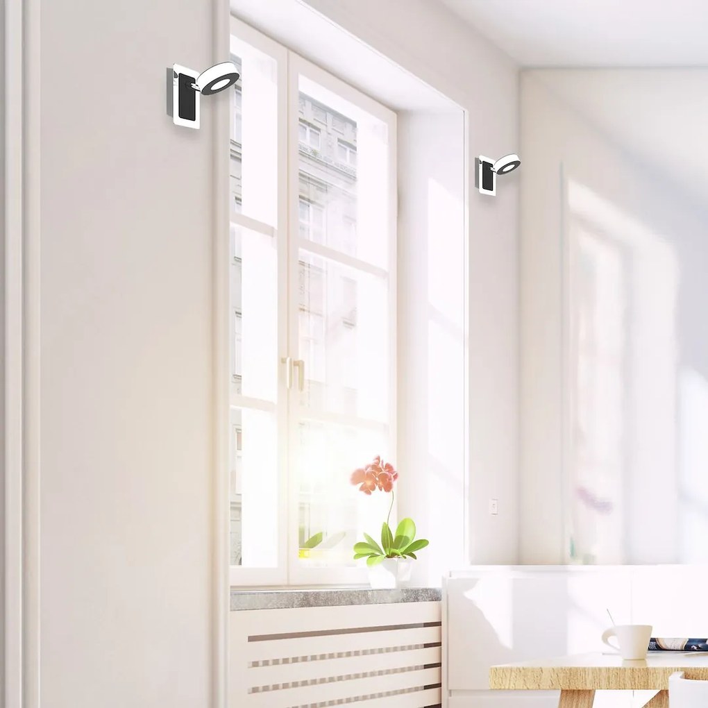 Nástěnné LED svítidlo Sole, 1x LED 5w, 4000k, ch/b