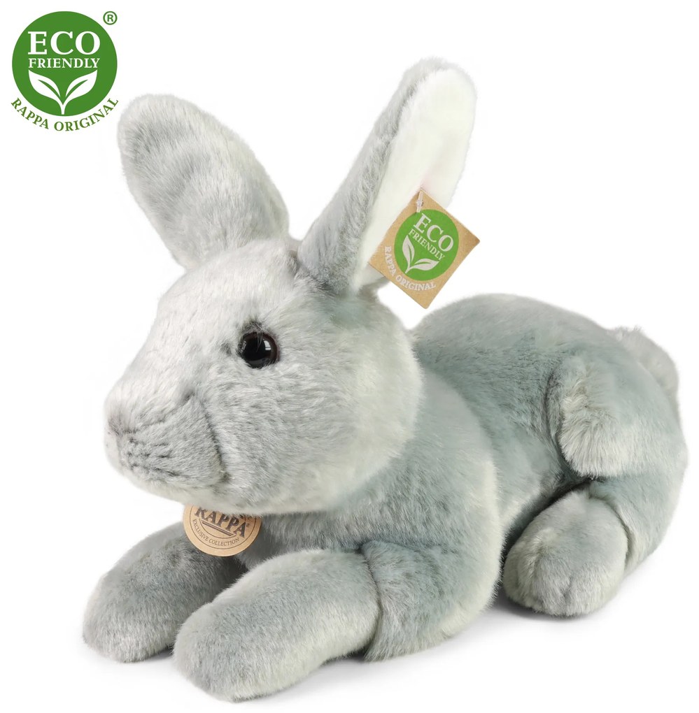 Plyšový králík ležící 33 cm ECO-FRIENDLY