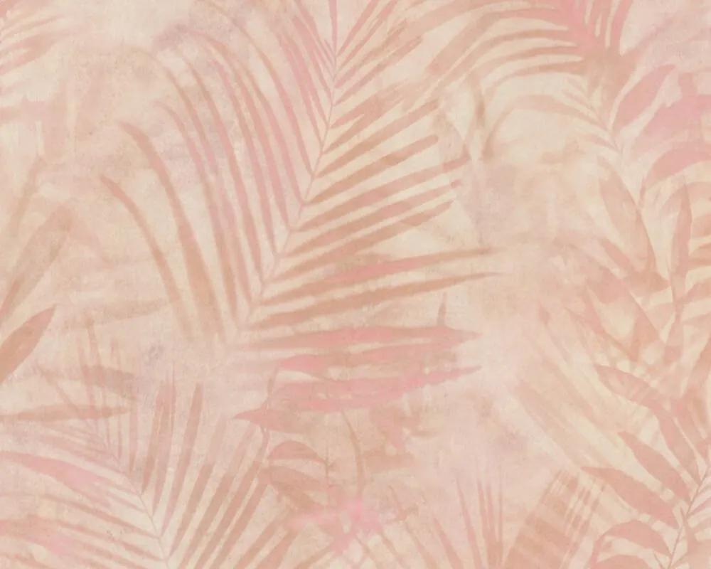 Vliesová tapeta béžová, krémová, růžová, džungle, listy 374114 / Tapety na zeď 37411-4 New Studio 2.0 (0,53 x 10,05 m) A.S.Création