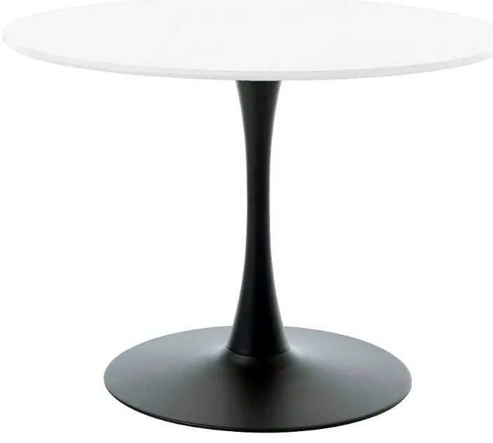 Designový jídelní stůl Valenzuela 100 cm bílý