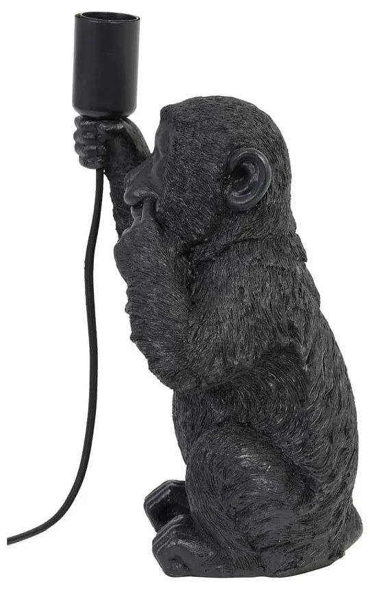 Černá stolní lampa (výška 34 cm) Monkey – Light &amp; Living