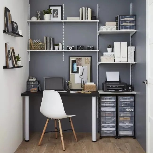 SUNDIS Úložný box s 8 zásuvkami, antracit, OFFICEMIX A4 8A