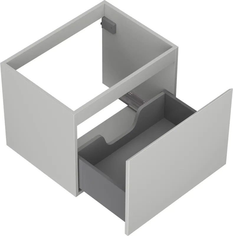 Mexen Orio, koupelnová skříňka 60 cm, 1 zásuvka, šedá matná, 91A10-06047-1-BF62