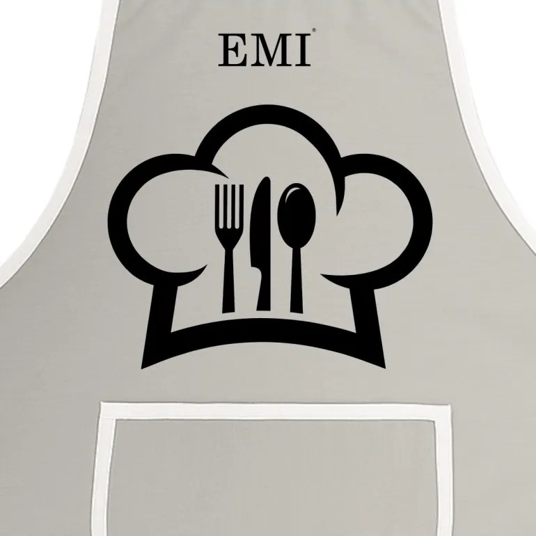 Kuchyňská zástěra Chef EMI, šedá