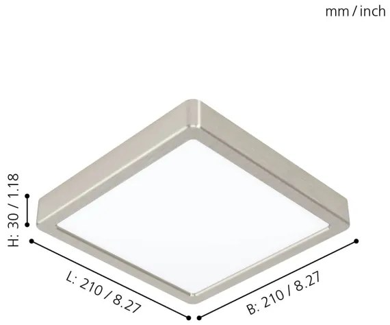 Eglo 99253 - LED Stropní svítidlo FUEVA 5 LED/16,5W/230V